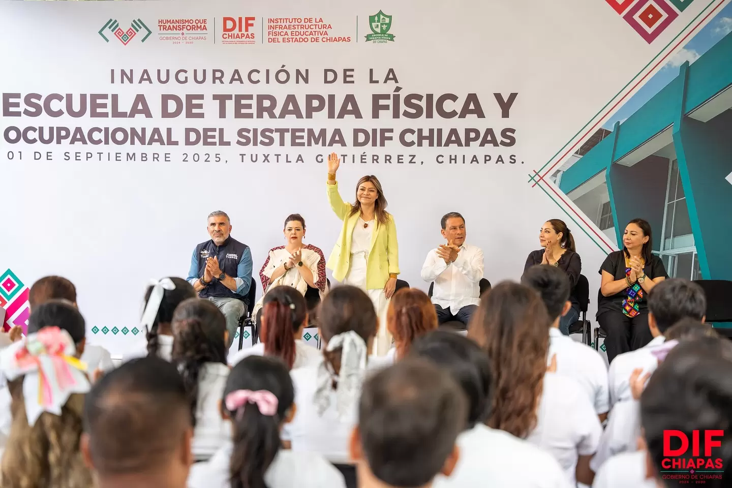 Inauguración de la Escuela de Terapia Física y Ocupacional del DIF Chiapas